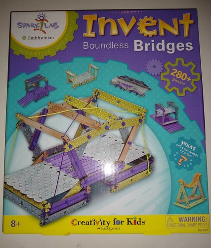 Sparklab Smithsonian "Invent Boundless Bridges" Building Set 280pcs | eBay