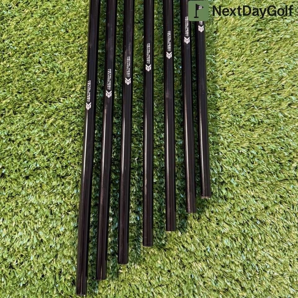Mitsubishi MMT 125 TX Graphite Iron Shaft Set 4-PW 0.355 Taper X-Stiff ...