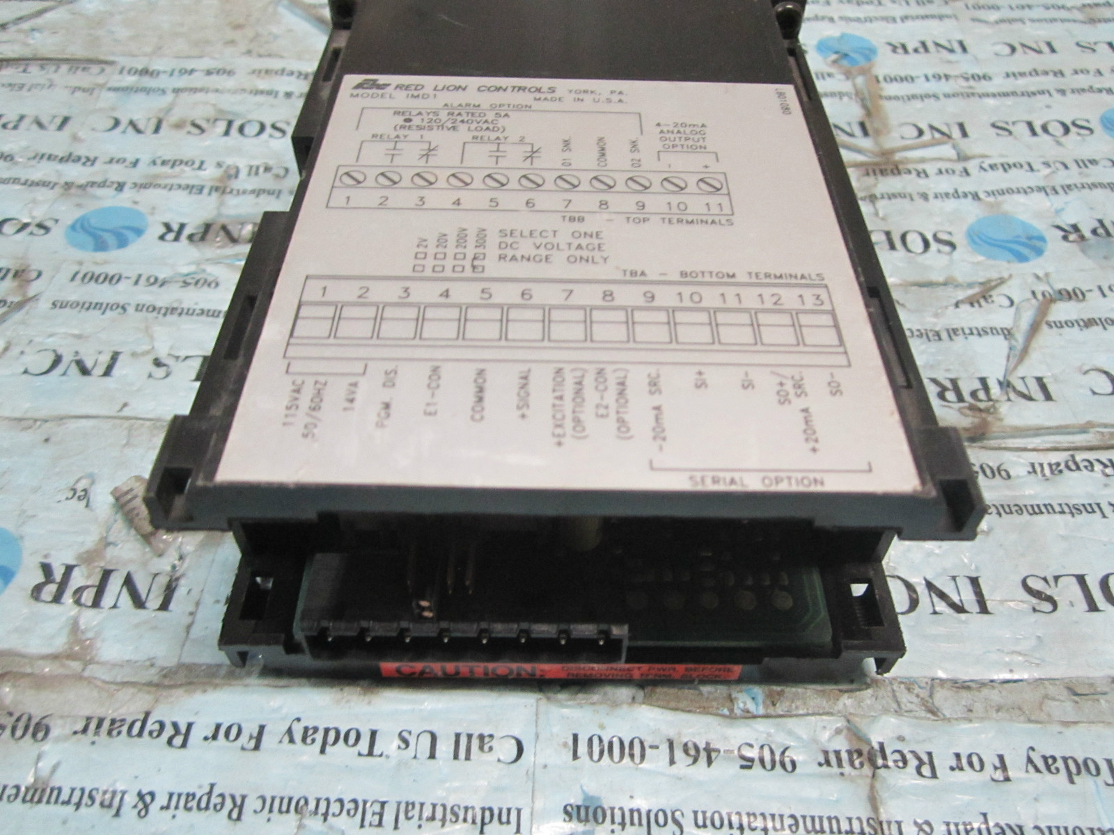 Red Lion Model IMD1 Counter Module 115VAC 14VA Red Lion Controls ...