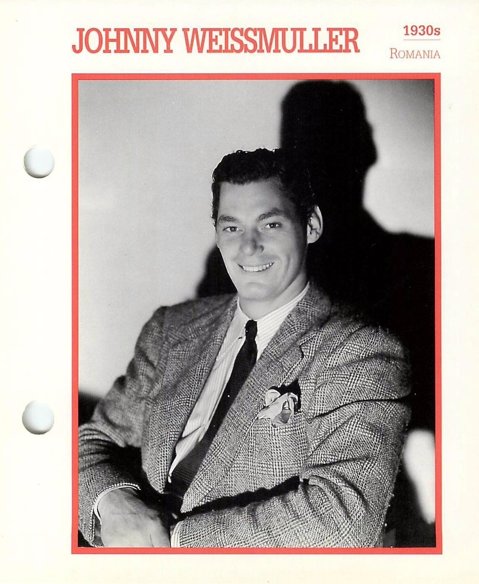 Johnny Weissmuller Jr Tv Actor The 1924 Paris Olympics Starred An
