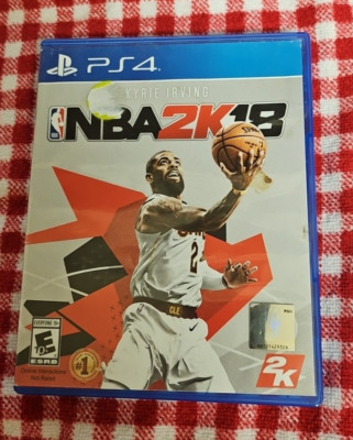 NBA 2K18 BASKETBALL KYRIE IRVING SONY PS4 GAME EX CONDITION AUCT#12897 ...