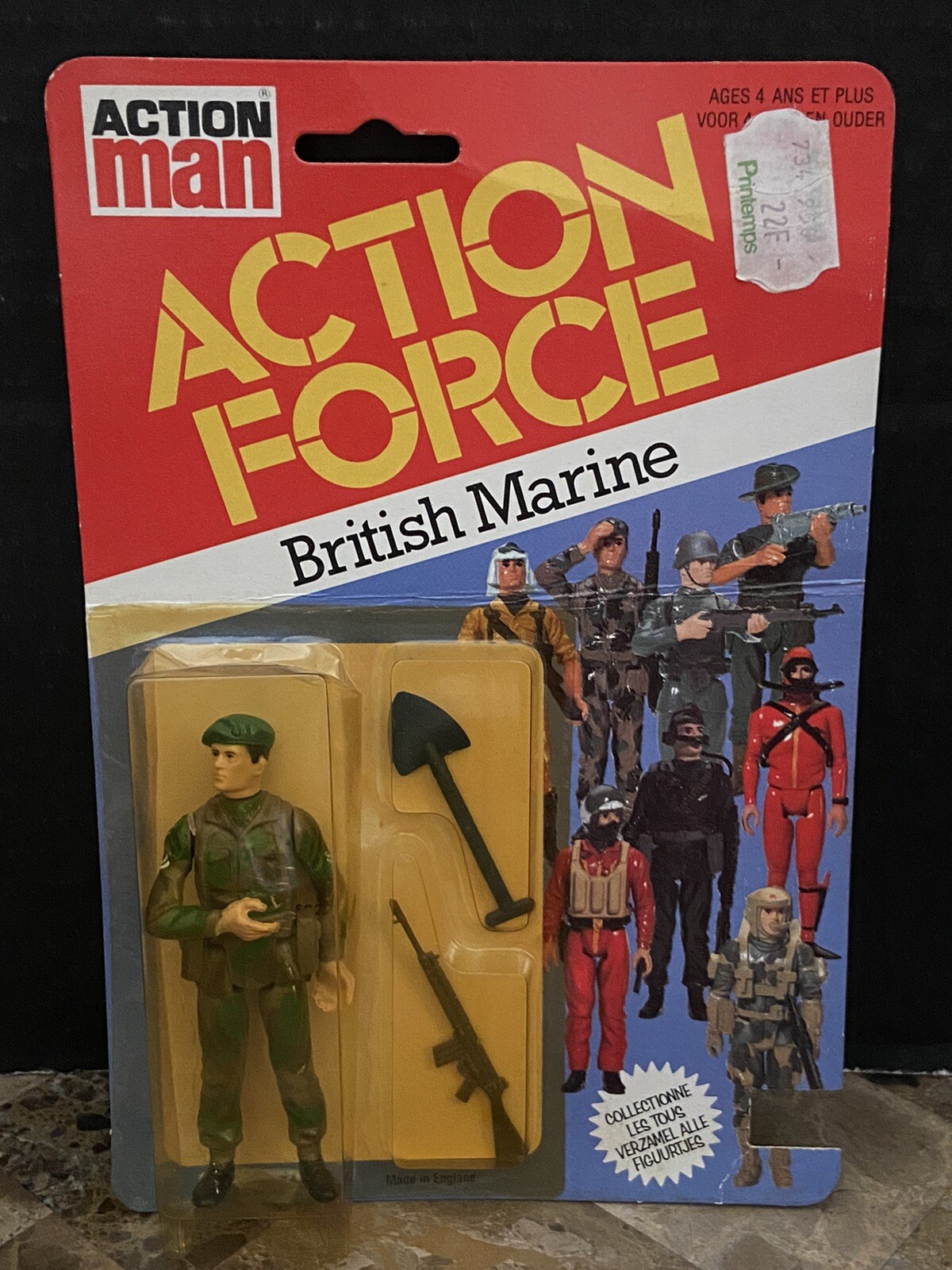 Vintage Action Force British Marine Super Rare Series 1 Dutch & French ...