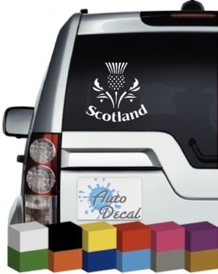 Scottish Thistle (Scotland) Vinyl Car Window, Bumper Decal / Sticker ...