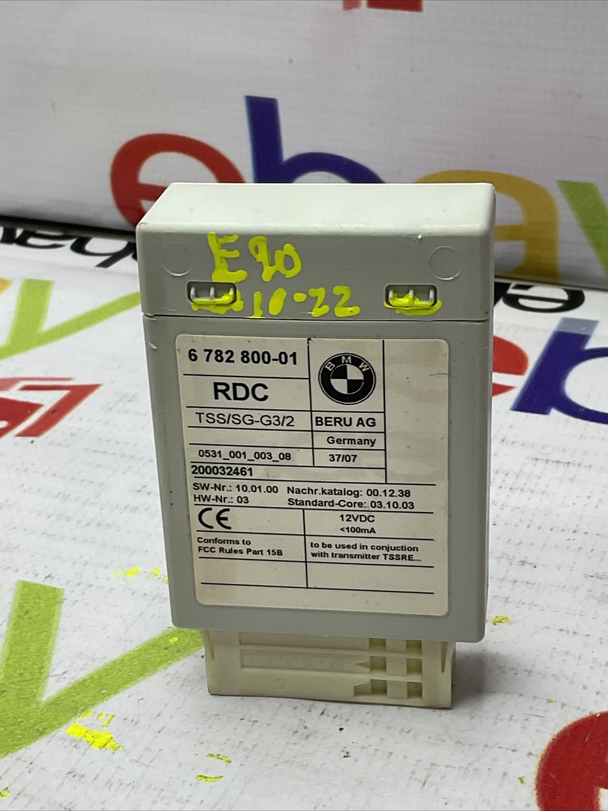 04-10 BMW E90 335i E60 RDC 5-Series TPMS Tire Pressure Monitor Module ...