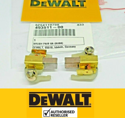 2X GENUINE DeWalt Carbon Brushes DC212 DC213 DC223/224 DCH213L2 DCS331B ...