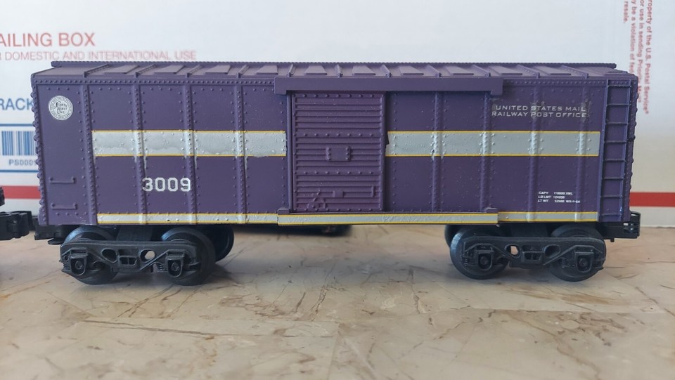 MTH Club Crane Tender & K-Line Atlantic Coast Line ACL US Mail RPO No ...
