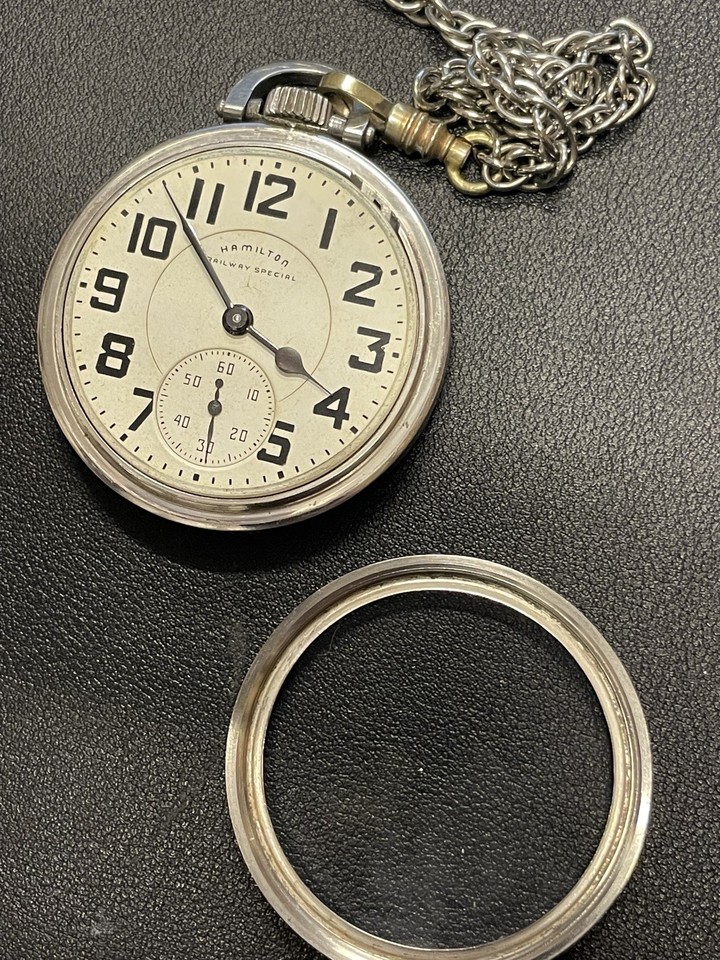 Hamilton 992B, Railway Special s16, 21 jewels Stainless Steel Pocket Watch 1953 | eBay