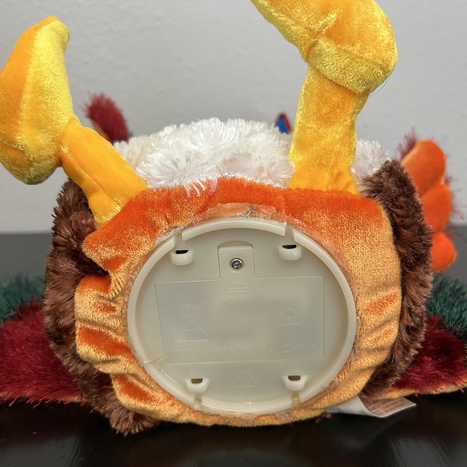 Dan Dee Turkey In the Straw Singing Dancing Animated Plush Thanksgiving ...