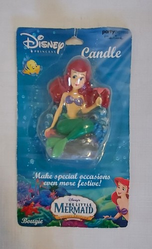 New! Disney's The Little Mermaid - Ariel Candle - Disney Princess Party ...
