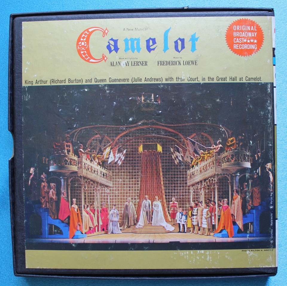 Camelot-1960 Original Broadway Cast 4 Track 7 1/2 IPS Stereo w/Inserts | eBay