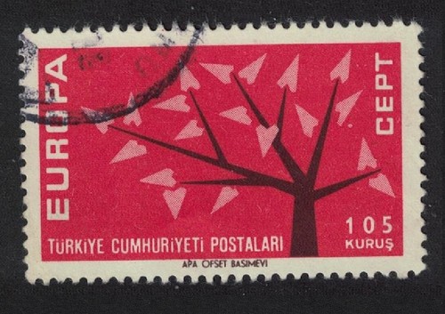 Turkey Europa CEPT 105k 1962 Canc Sc#1554 SG#1984 MI#1844 | eBay