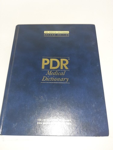 PDR Medical Dictionary 2nd Edition Hardcover Like New | eBay