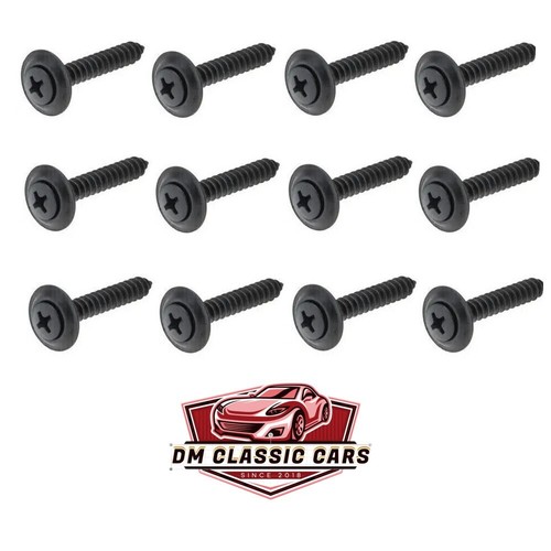 10 BLACK DOOR PANEL SCREWS! FOR FORD TRUCKS F150 F250 F350 BRONCO F-150 ...