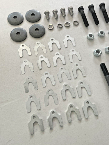 OE Bolts Control arm Bolt Kit Upper & Lower + Shaft Bolts & Shims 48 ...