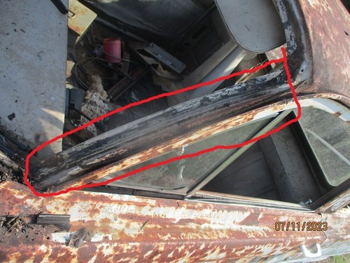 64 65 RANCHERO LEFT DRIVER A-PILLAR POST REPAIR SECTION FALCON? FORD ...