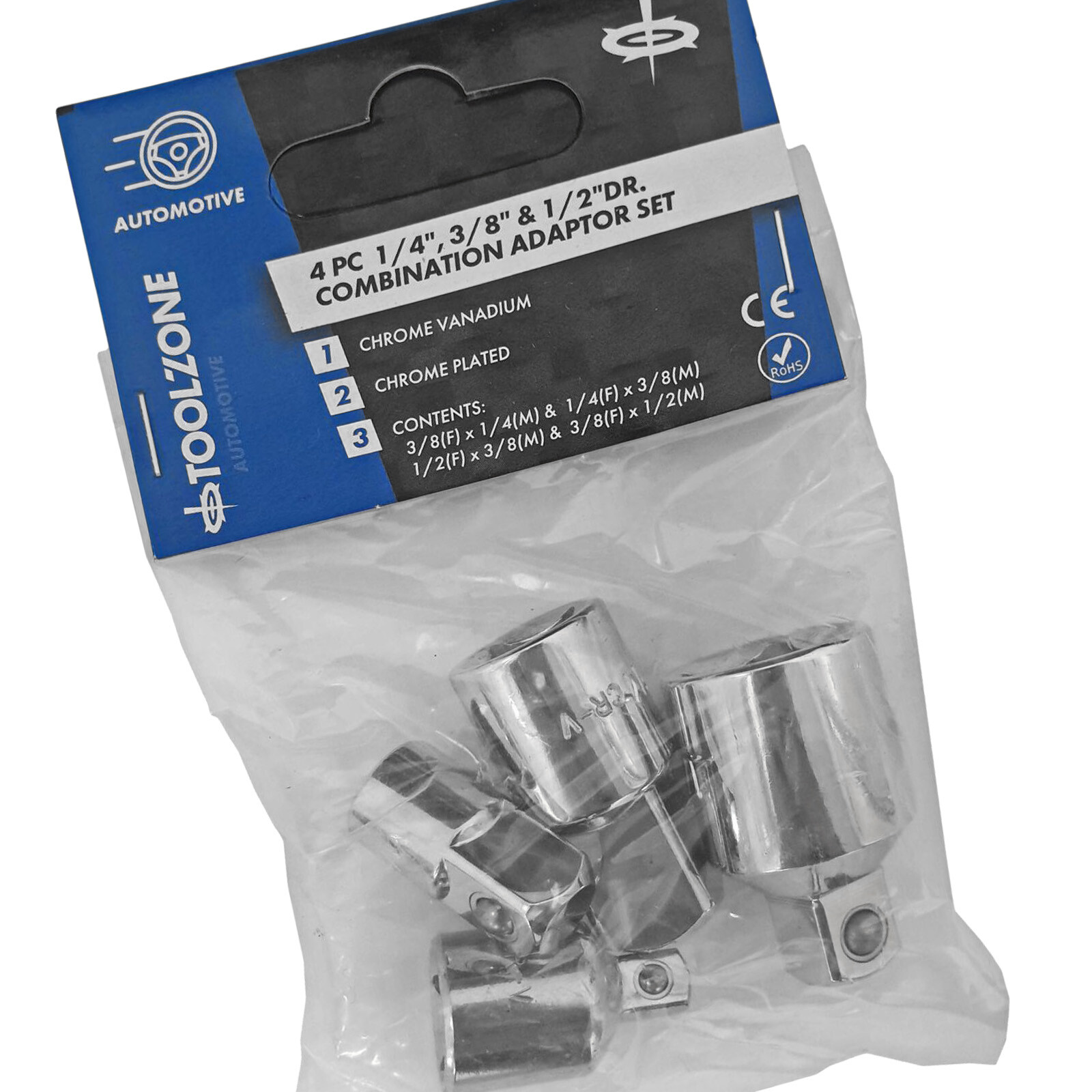 Socket Adaptor Converter Reducer 1/4" 3/8" 1/2" Dr. Step Up Down Socket ...