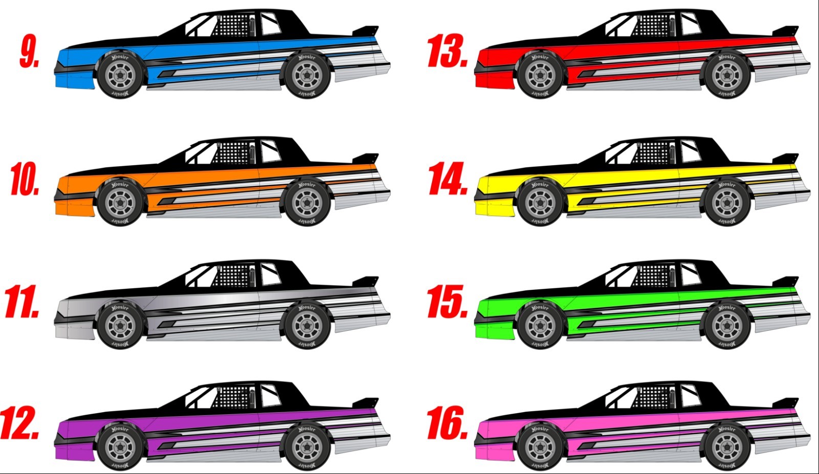IMCA Late Model Street Stock Mini Dirt #103 Race Car Wrap Graphics ...