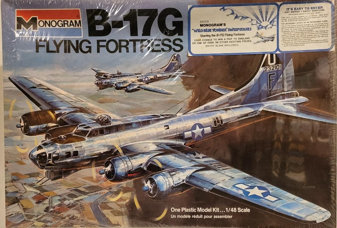 Vintage Monogram B-17G Flying Fortress 1/48 Scale Model # 5600 (New) | eBay