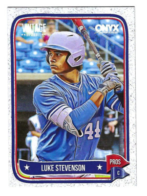 LUKE STEVENSON 2024 ONYX VINTAGE BASEBALL PROSPECT CARD | eBay