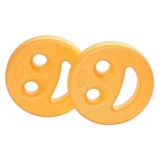 Water Aerobics Smiley Face NORDESCO AQUADISK Dumbbell Ergonomic ...