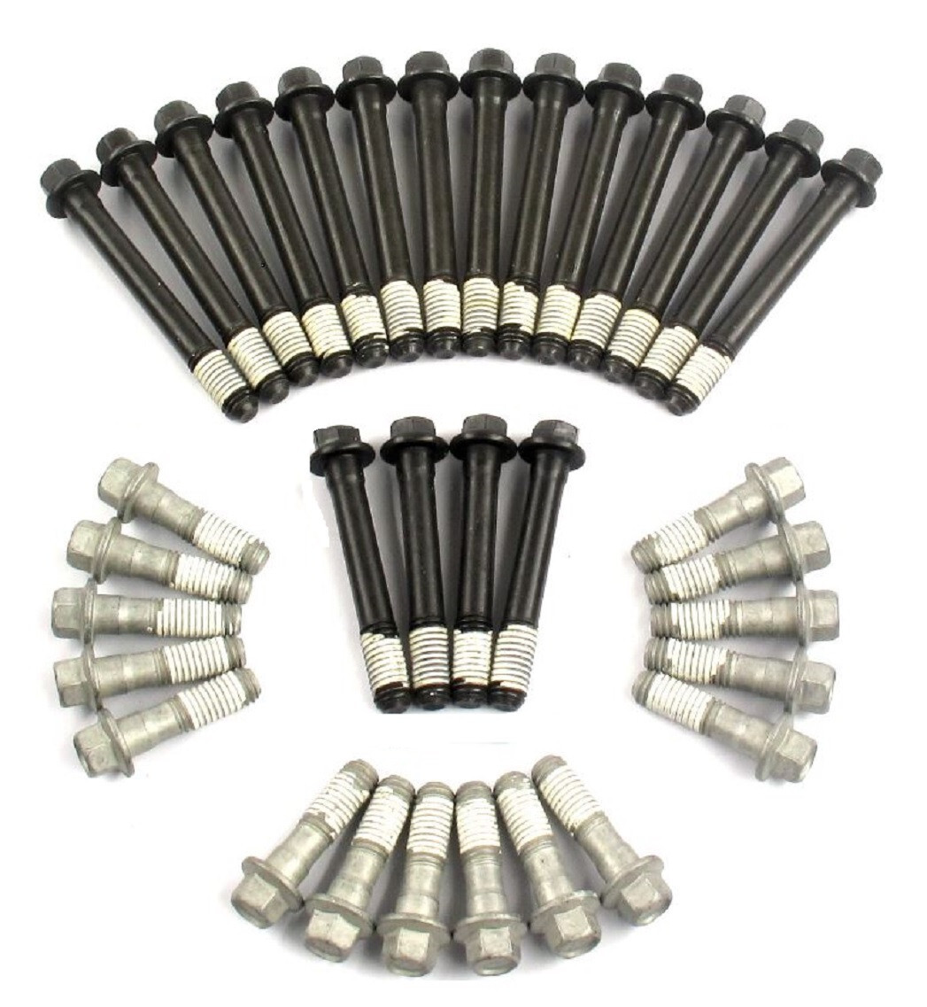 Overhaul Gasket Kit & Head Bolt set compatible with 1989-95 TBI SBC 5 ...