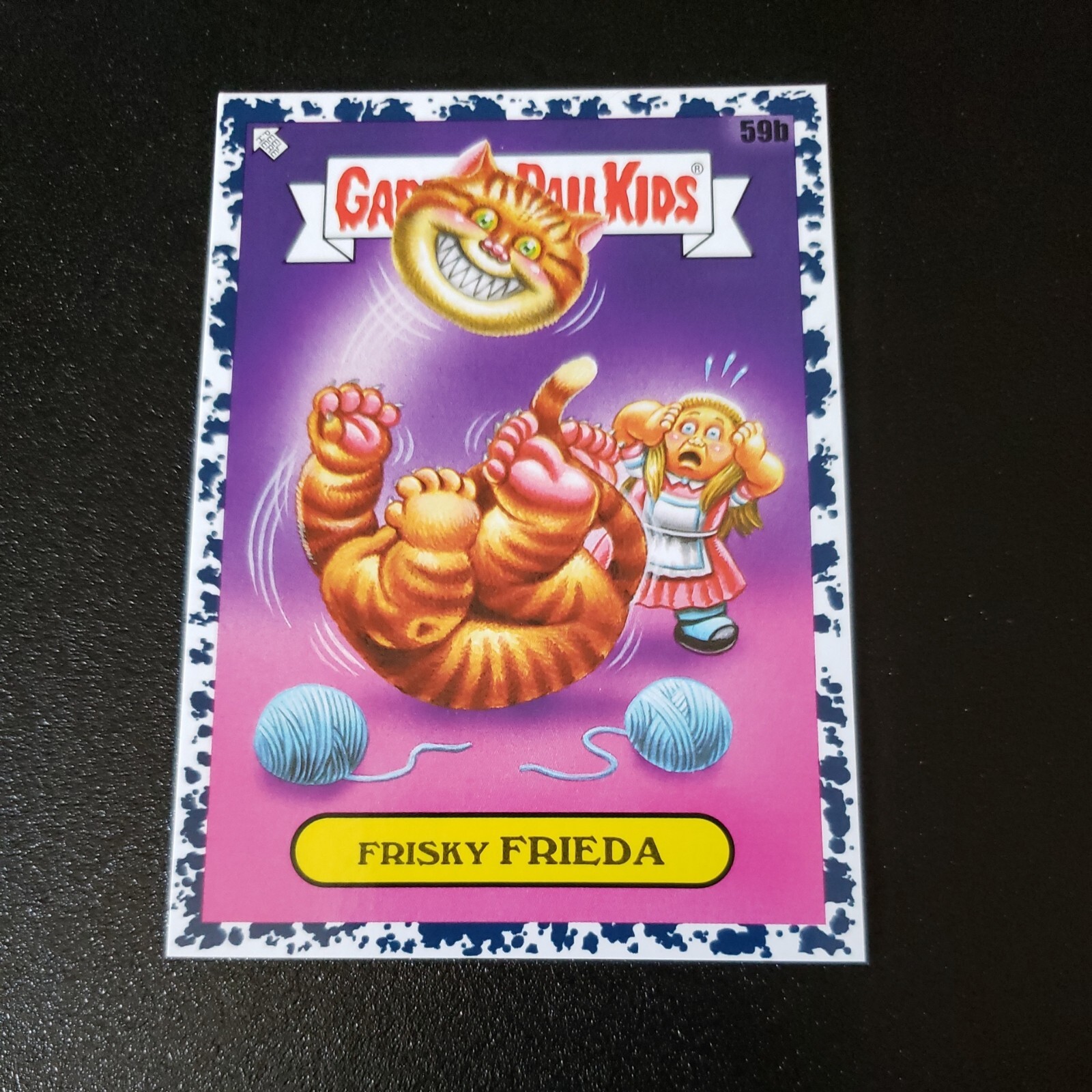 FRISKY FRIEDA 59b GARBAGE PAIL KIDS 2022 BOOK WORMS BLACK GPK CARD | eBay