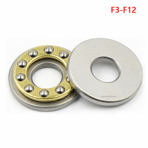 Plane Thrust Ball Bearing F3 F4 F5 F6-F12 Inner Ø 3 - 110 mm Bearing ...