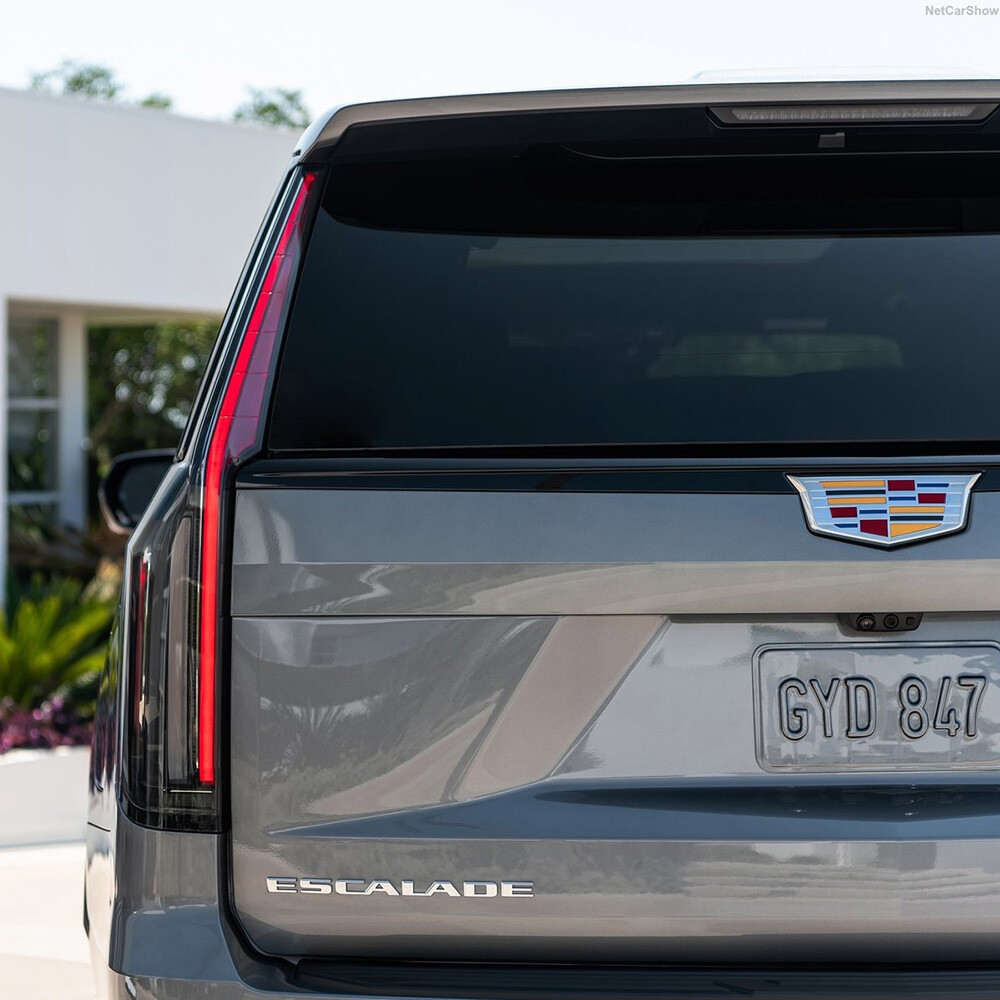 For 15-22 Cadillac Escalade Silver Rear Liftgate Nameplate Emblem Badge ...