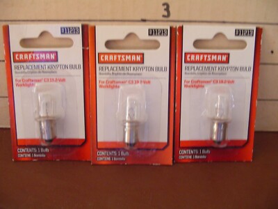 NEW Craftsman C3 19.2V Genuine OEM Krypton Replacement Bulb 911213 Work ...