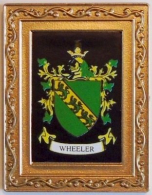 Wheeler Family Name Coat Of Arms Fridge Magnet Heraldic History BRAND ...