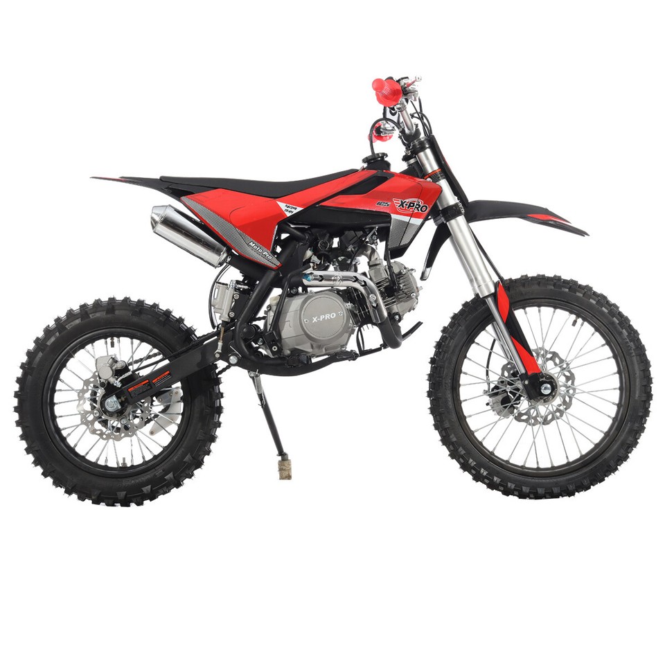 X-PRO X9 125cc Dirt Bike Pit Bike 4 Stroke Gas Powered Off Road Kick ...