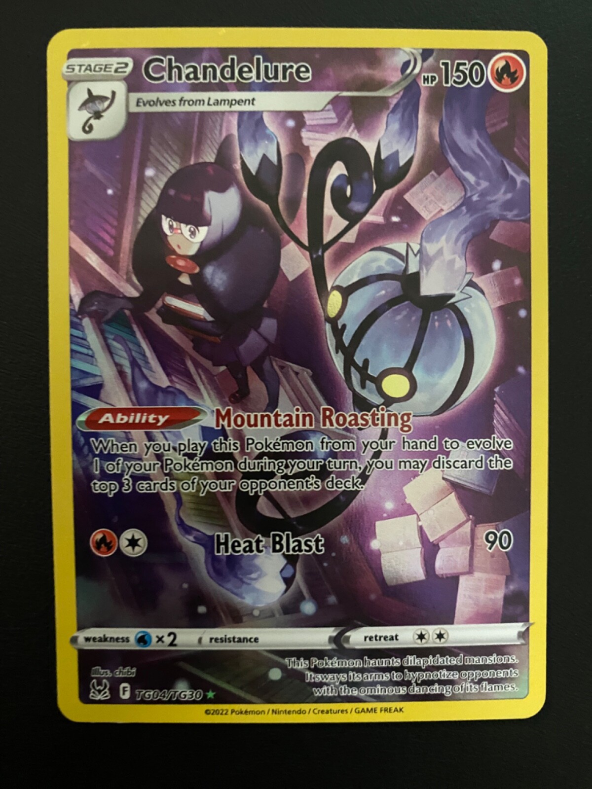 POKEMON TCG CHANDELURE TG04/TG30 SWSH LOST ORIGINS TRAINER GALLERY!! | eBay