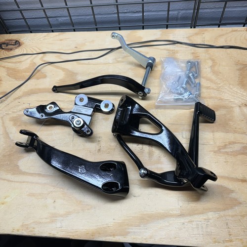 Harley Davidson Mid Controls 2018 and Up M8 Softail OEM All Black | eBay