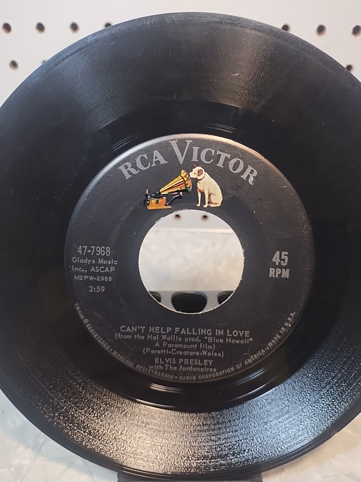 Elvis Presley Can't Help Falling In Love / Rock-A-Hula Baby RCA Victor ...