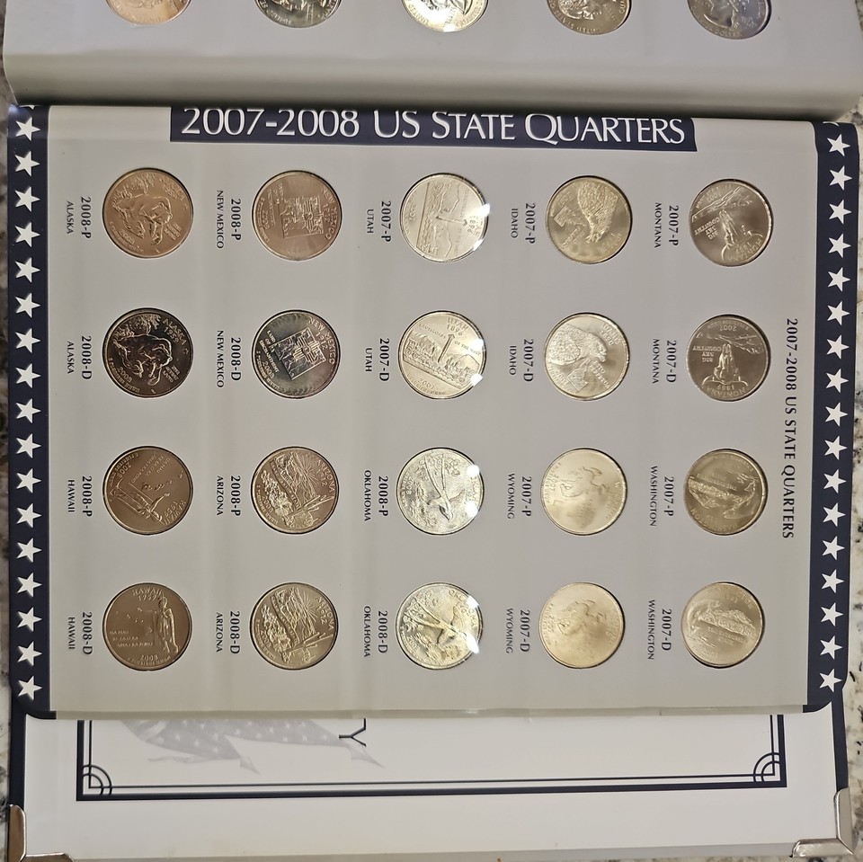 1999-2009 Official State and Territory Quarters Collectors Album ...