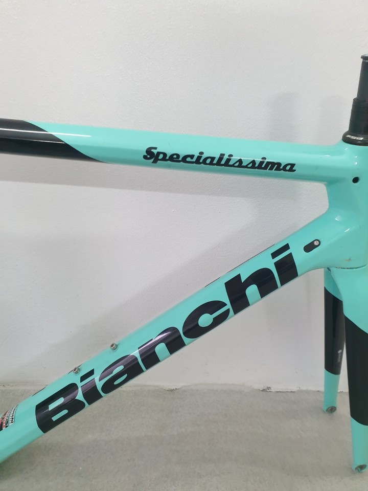 Bianchi Specialissima CV Carbon Frameset Size 55 Rim Brake | eBay