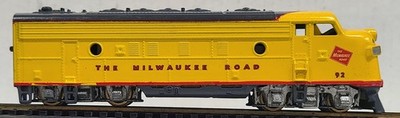 OLYMPIC EXPRESS, F7, DIESEL LOCOMOTIVE, MILWAUKEE ROAD #92, JAPAN, NOS ...