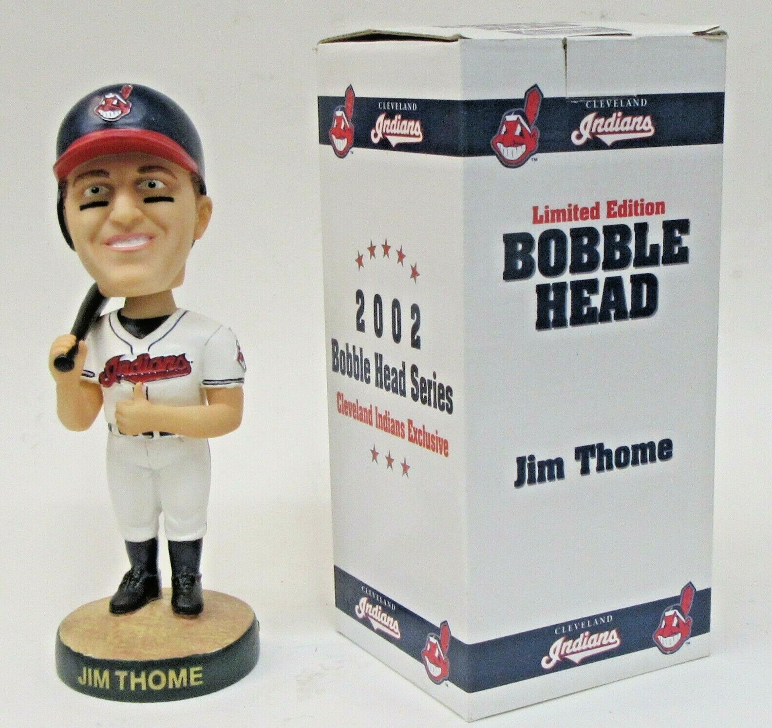 2002 Cleveland Indian JIM THOME H.R. LEADER baseball nodder bobblehead ...