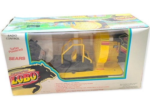 VTG SEARS LOBO TURBO-FAN RC FAN BOAT & REMOTE CONTROL w original box ...