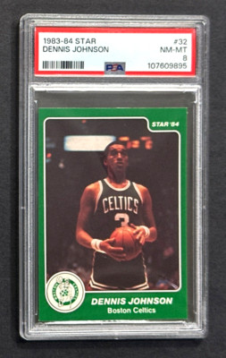1983 #32 STAR DENNIS JOHNSON PSA 8 HOF | eBay