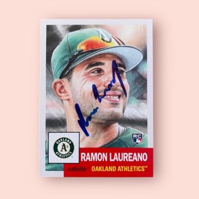 Ramon Laureano Signed Autographed 2019 Topps Living Set Card #182 ...