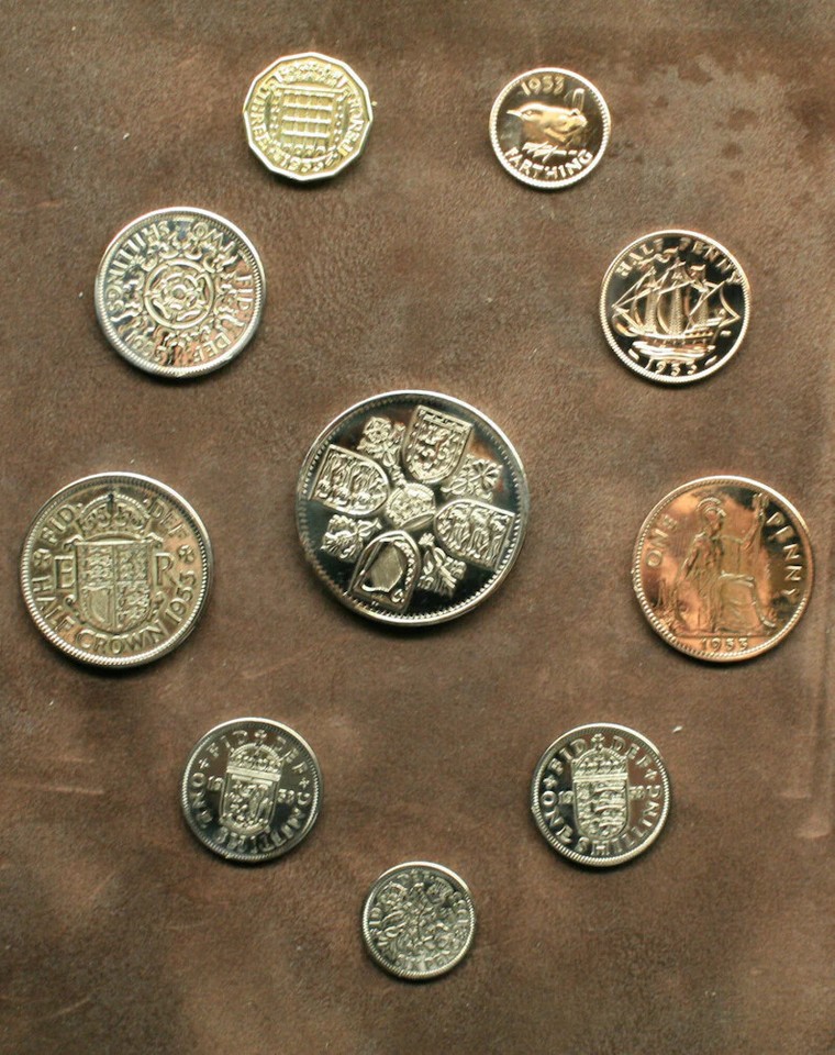 Coin Birthday Year set - Polished - Choice of Year 1953-1967 ...
