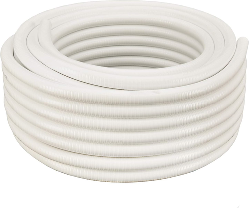 (3/4" Dia. X 10 Ft) ® White Flexible PVC Pipe, Hose, Tubing for Pools ...