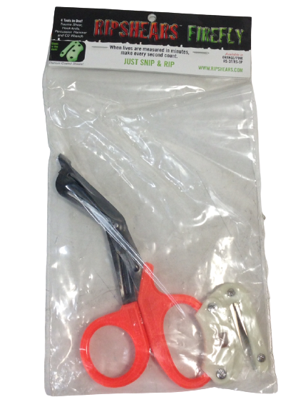 Rip shears Trauma shears with Firefly glow in the dark - Orange/Pink | eBay