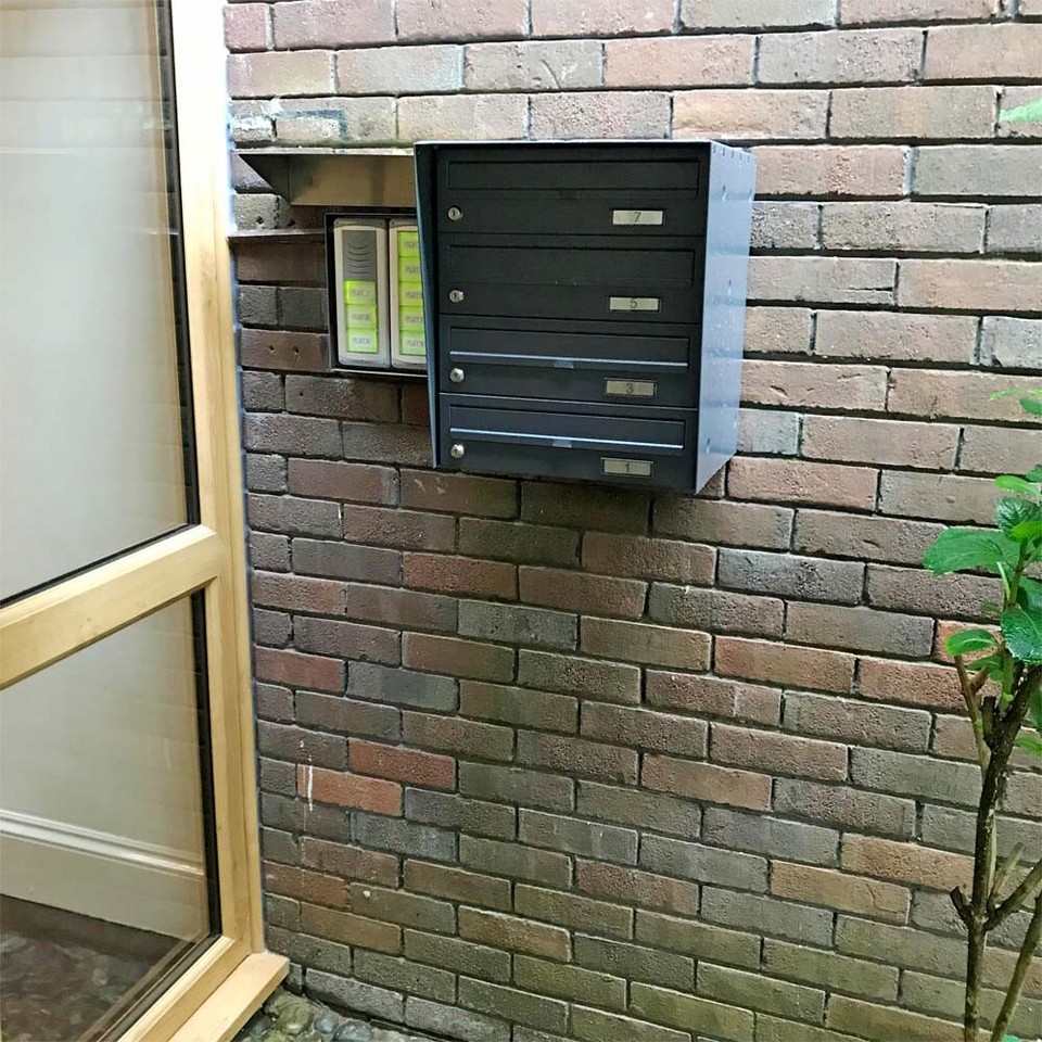 Letterboxes for Flats & Apartments E3, Multiple Post Boxes, RAL 7016 ...