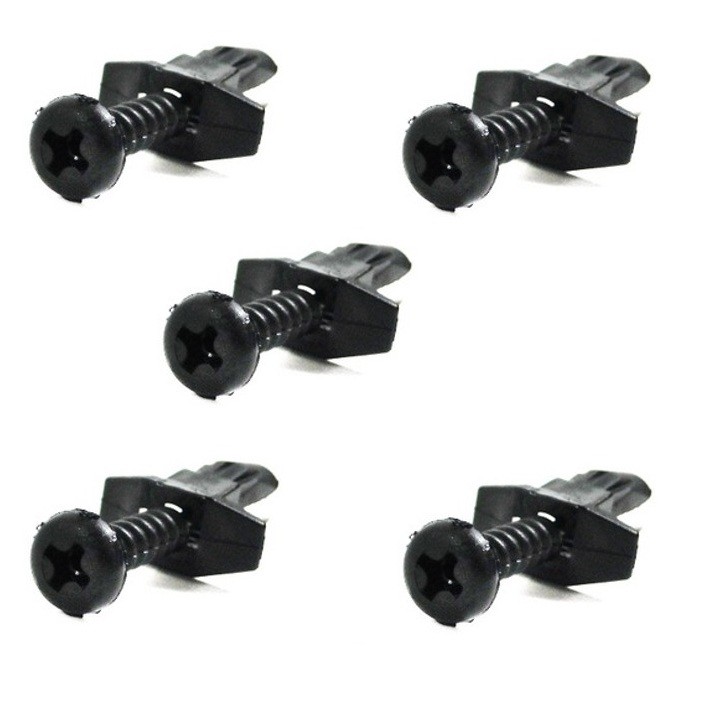 Set of 5 Pieces Grille Retaining Clip Clamps Genuine For BMW e28 e31 ...