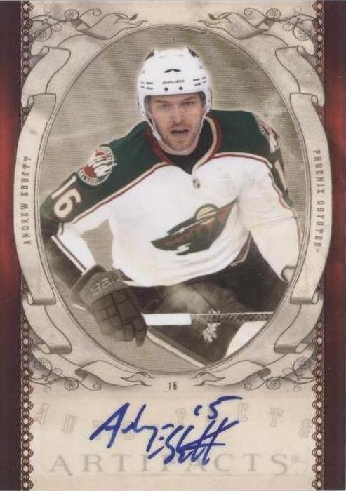 2010-11 Upper Deck Artifacts - Auto Facts Andrew Ebbett #AF-AE (AU) for ...
