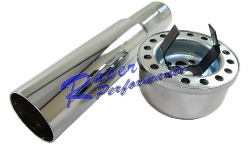 Chevy Chrome Oil Filler Tube & Oil Cap Intake Manifold SBC BBC 265 283 ...