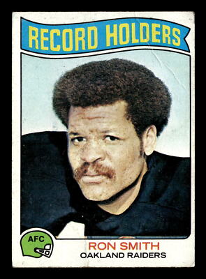 Ron Smith 1975 Topps #356 Oakland Raiders GD-VG | eBay