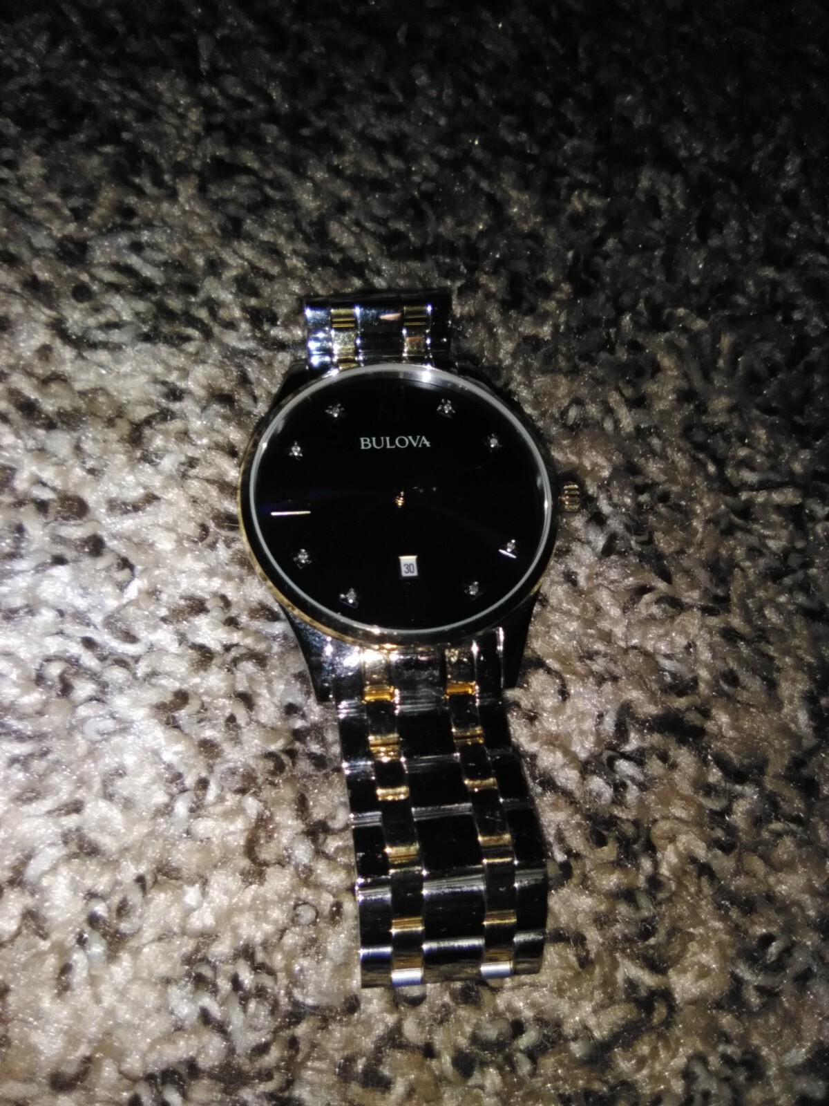 BULOVA 98A263 Automatic 21-Jewel Blue Dial Stainless Steel Men's Watch ...